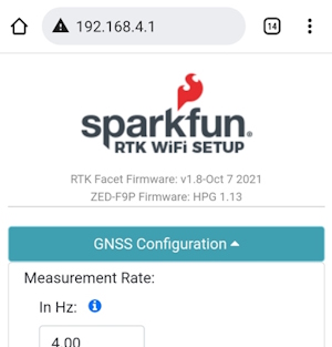 Configure with WiFi - SparkFun RTK Product Manual